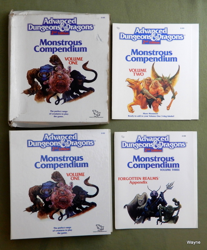 Monstrous Compendium Vol 1 Advanced Dungeons And Dragons 2nd Edition