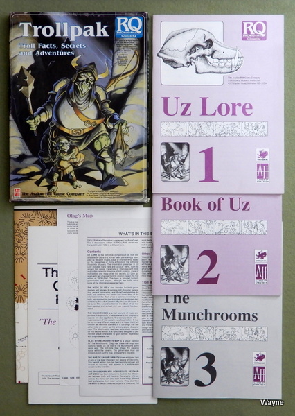 Trollpak: Troll Facts, Secrets and Adventures (Runequest)